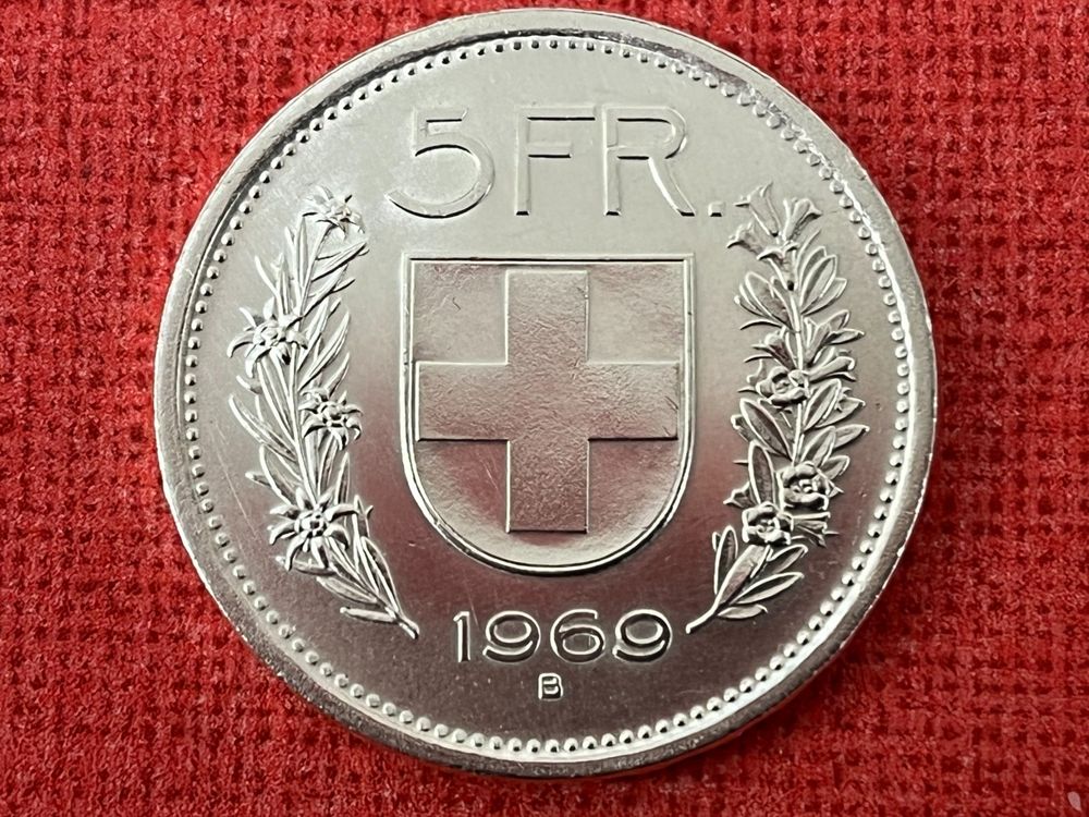5 Franken 1969 Silber TOP (Gebraucht) in Ormalingen für CHF 11.95 – mit Lieferung auf Ricardo kaufen