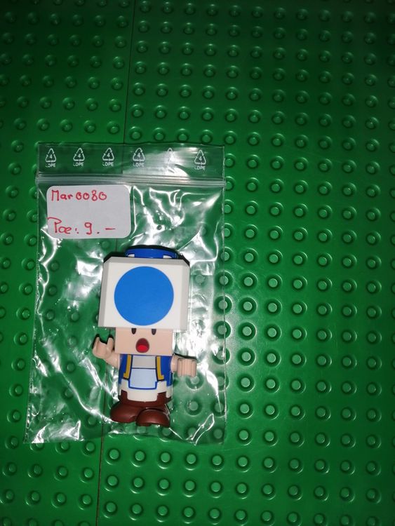 Mini figurine Lego Super Mario Blue Toad ( Mar0080 ) (Neuf (Voir ...