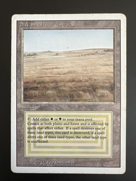 Savannah Magic the Gathering Revised Dual Land (Gebraucht) in Zürich ...