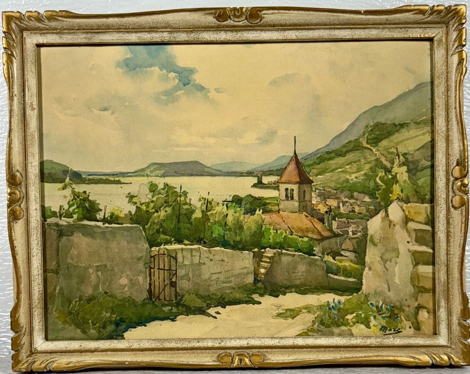 Alte Landschaft Aquarell signiert Maze (Gebraucht) in Root für CHF 10 – mit Lieferung auf ...