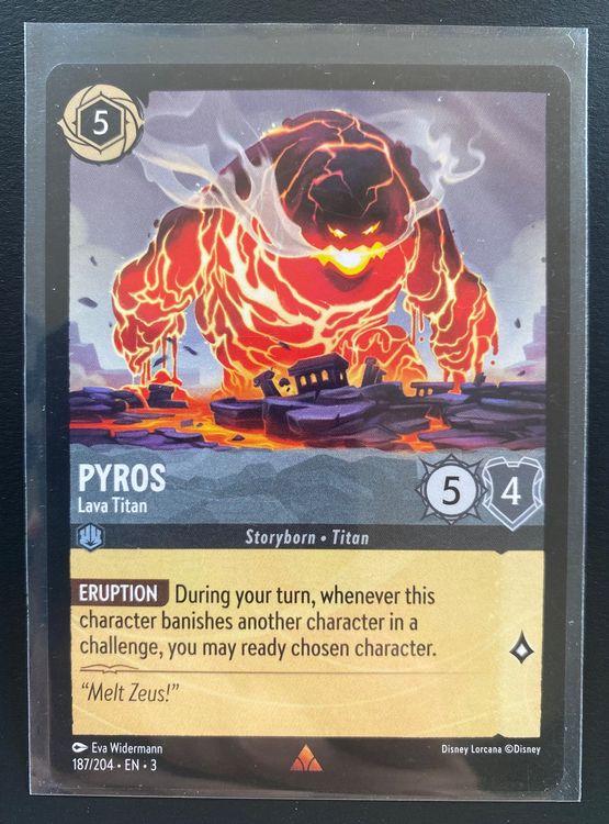 Lorcana PYROS 187/204 EN-3 Rare (Gebraucht) in Lugano für CHF 0.5 – mit ...