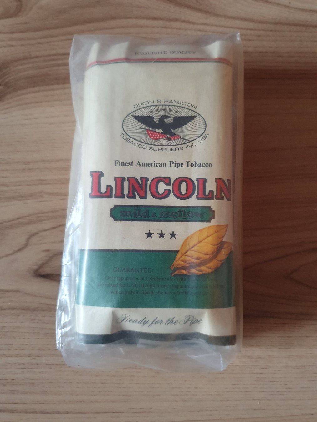 5 x 40g LINCOLN Tabak (80er Jahre, vakuumiert/ungeöffnet) (Neu und ...