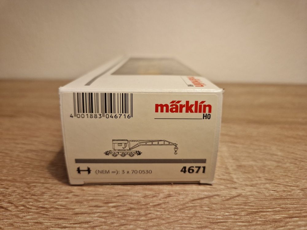 Märklin 4671 Kranwagen H0 OVP NEU (Neu und originalverpackt) in St ...