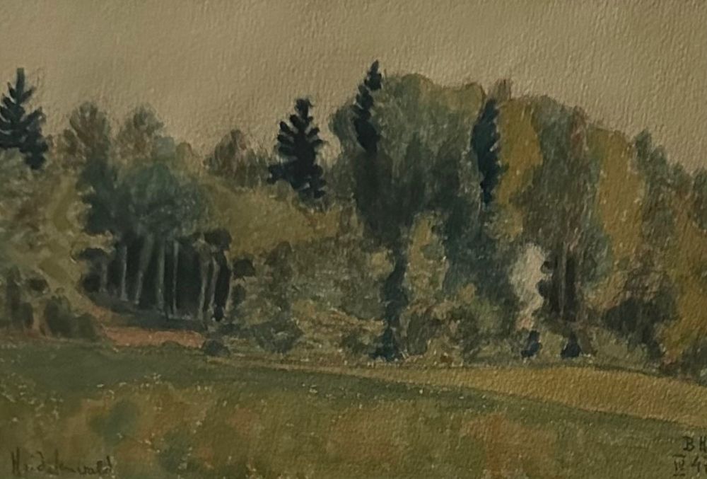 Bruno Hesse (1905-1999) Landschafts Aquarell (Gebraucht) in Root für CHF 79 – mit Lieferung auf ...
