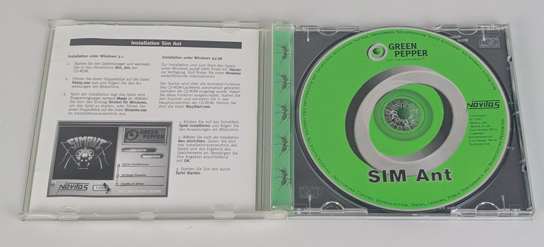 Sim Ant PC CD-ROM - Die elektronische Ameisenkolonie 🐜🐜 (Gebraucht) in ...