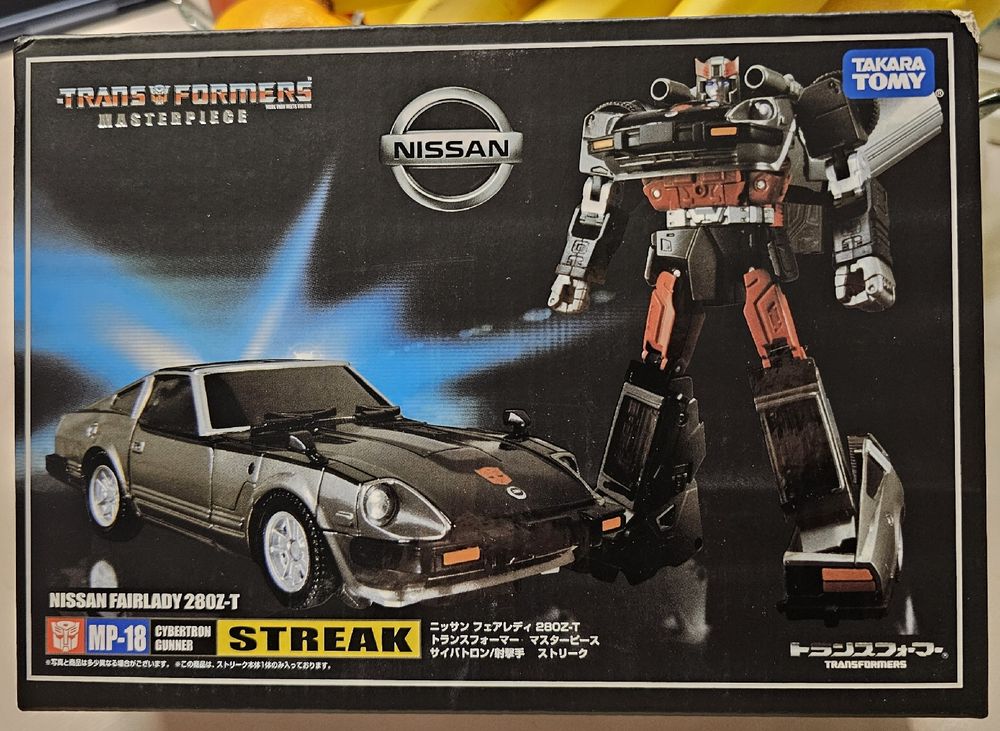 Transformers Masterpiece MP-18 Streak Nissan Fairlady Neu KO (Neu und ...
