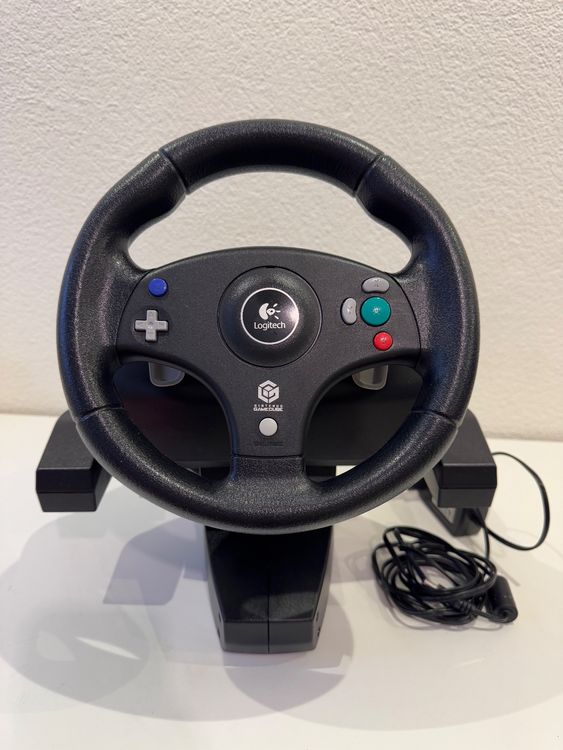 Nintendo Gamecube Logitech Speed Force Racing Wheel (Neu (gemäss ...
