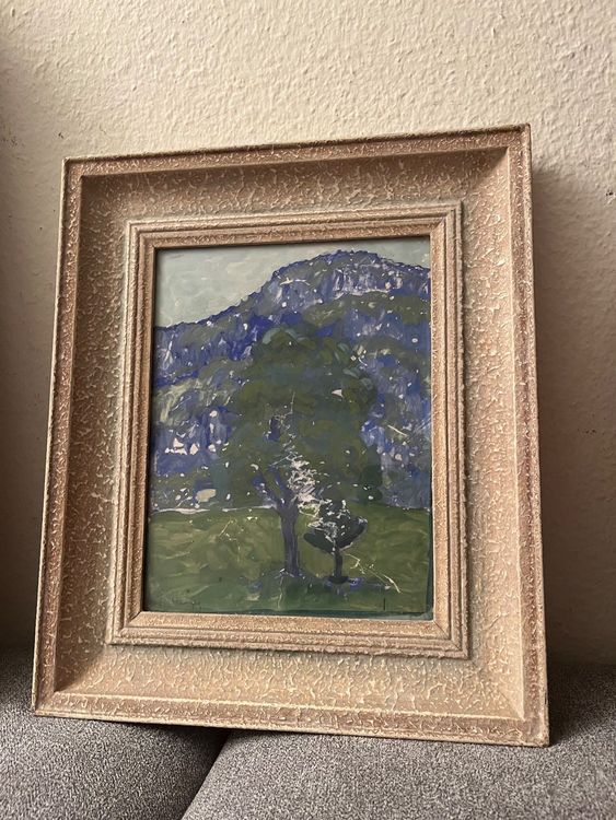 HEINRICH HERZIG (1887 – 1964) Landschaftsölgemälde, gerahmt (Gebraucht) in Basel für CHF 450 ...