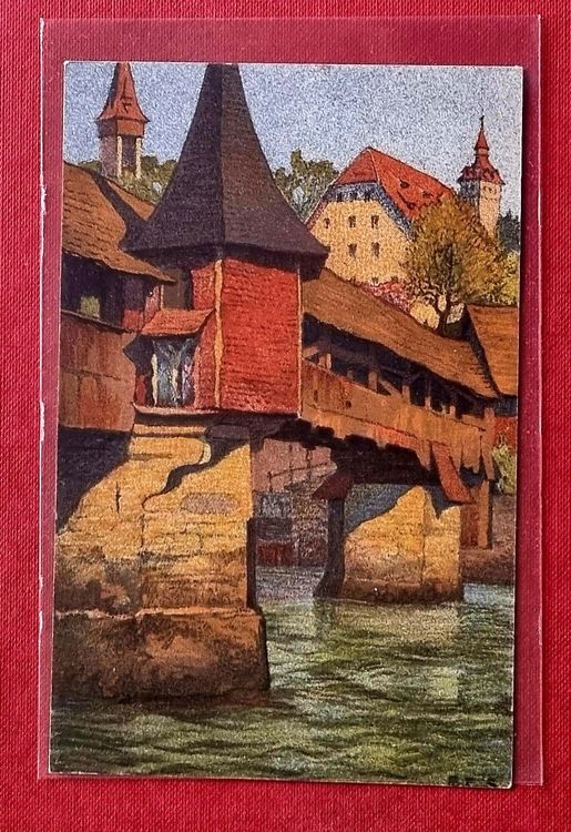 Luzern - Totentanzbrücke - Anstalt Wolfensberger (Gebraucht) in ...