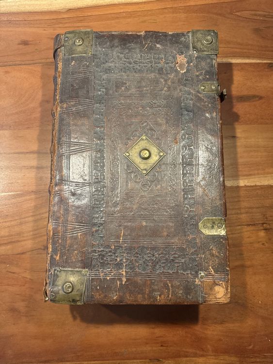 Sehr alte Basler, Heilige Schrift, Biblia, altes u neues Te (Defekt) in ...