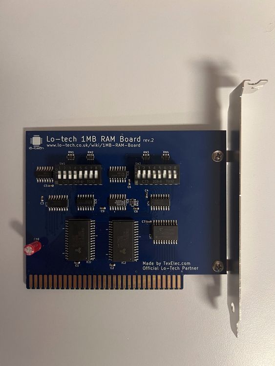 Lo-Tech 1MB RAM board (8-bit ISA) | Kaufen auf Ricardo