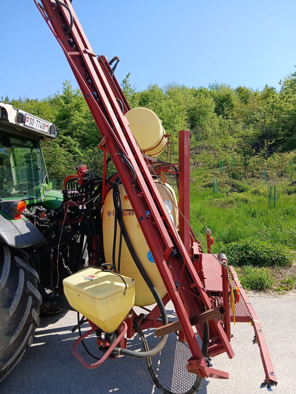 Feldspritz Hardi 15m mit Frischwassertank (Gebraucht) in Niedergösgen für CHF 1950 – nur ...