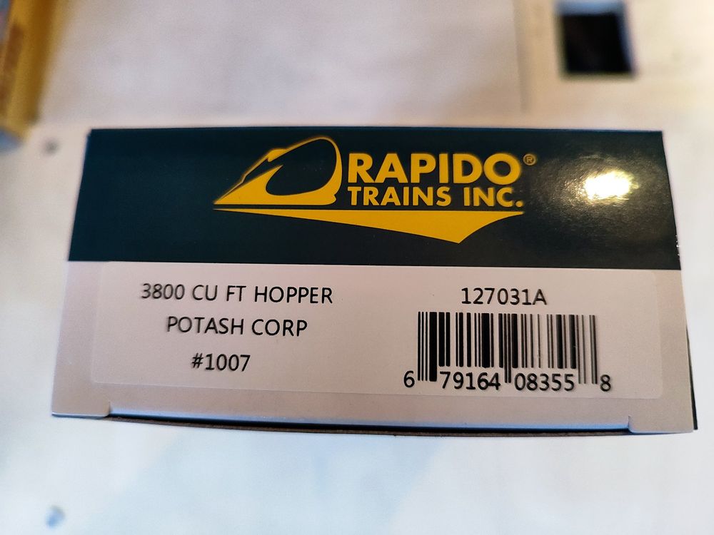 Rapido Trains, Güterwagen Potash Corp. CU FT Hopper | Kaufen auf Ricardo