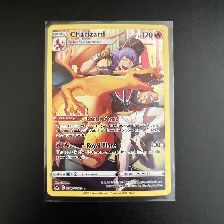 Pokemon Charizard TG03 - Lost Origin - ENG - Secret Rare (Gebraucht) in ...