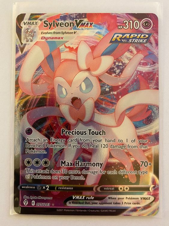 Pokemon Sylveon VMax 075/203 Evolving Skies EN | Kaufen auf Ricardo