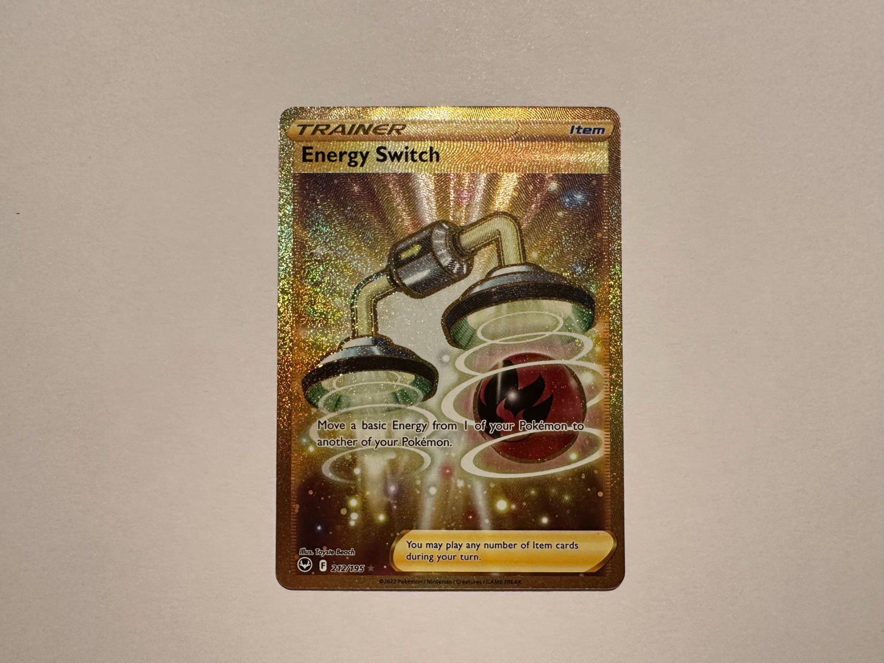 Energy Switch Silver Tempest Secret Rare Goldkarte EN (Neu (gemäss ...