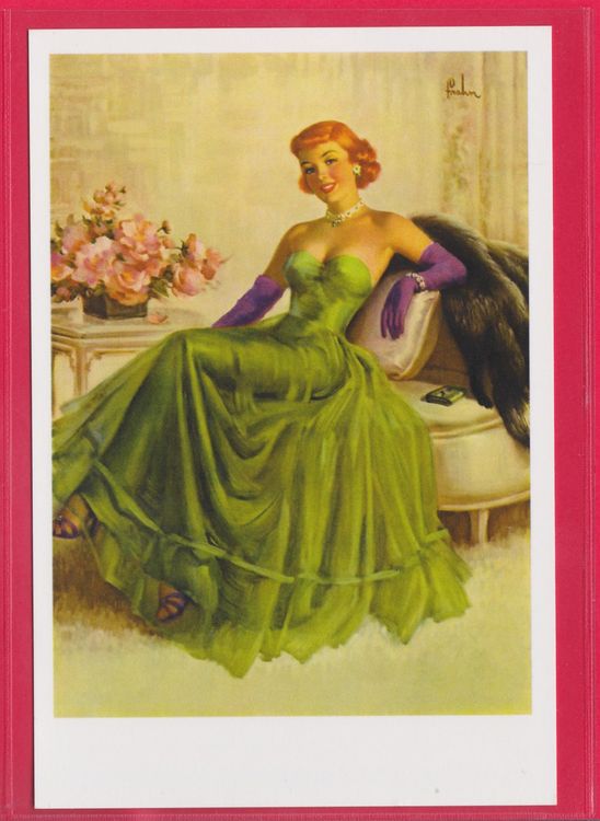 PIN UP GIRL, EVENINGS INTERLUDE, 1930's, ART FRAHM | Kaufen auf Ricardo