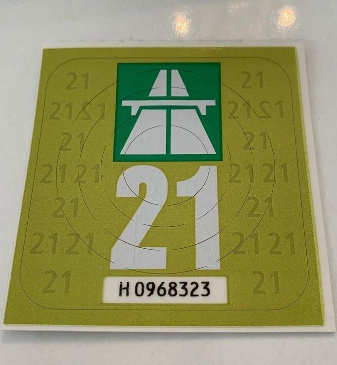 Autobahn Vignette 21 fürs Jahr 2021 | Kaufen auf Ricardo