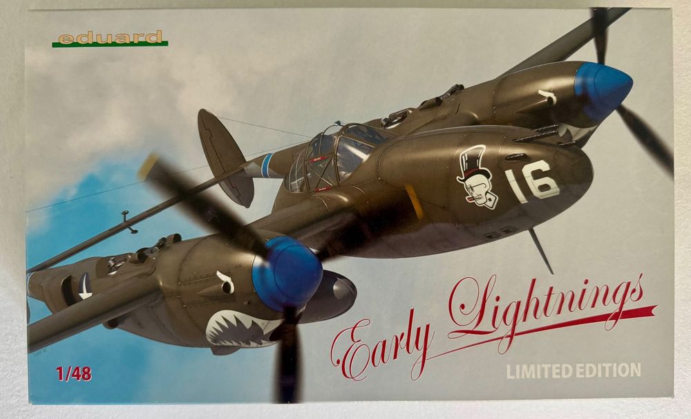 Eduard 1/48 P-38F/G/H Early Lightnings Limited Edition #1174 (Neu und ...