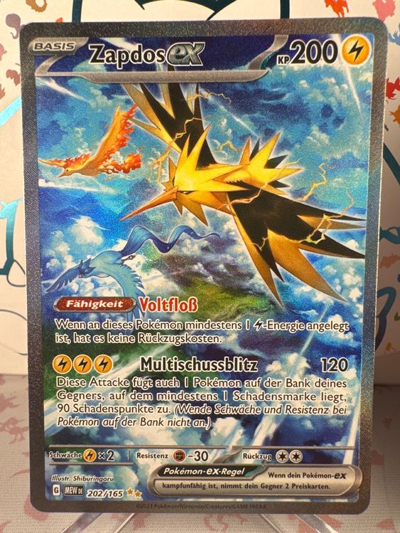 Pokemon 151 Zapdos ex SIR (DE) | Kaufen auf Ricardo