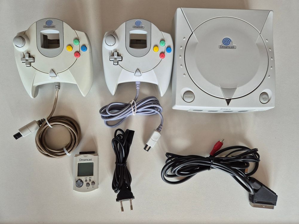 SEGA Dreamcast Konsole + 2 Controller und Visual Memory Unit (Gebraucht) in Affoltern am Albis ...