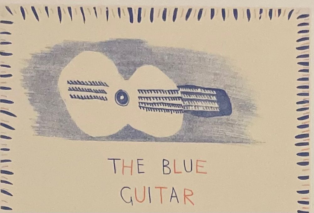 David Hockney (1937) THE BLUE GUITAR) Graphic (Gebraucht) in Root für ...