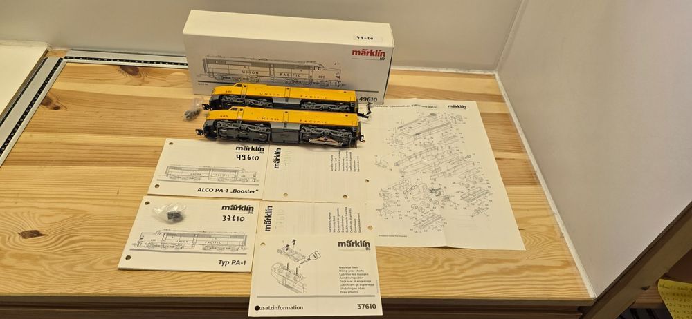 Märklin 37610 + 49610 US U.P Union Pacific Typ PA-1 Digital (Neu ...