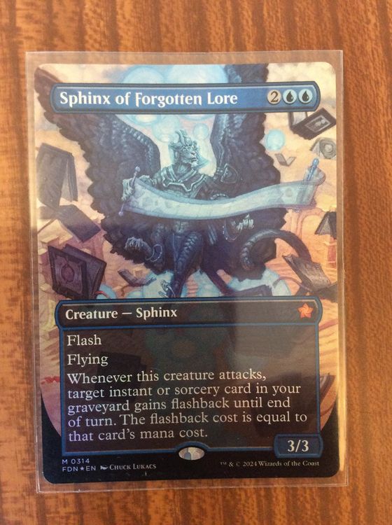 MTG - FOIL Sphinx of Forgotten Lore (0314 - Borderless) x1 (Neu (gemäss Beschreibung)) in ...