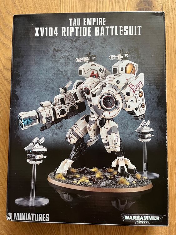 Tau Empire, XV104 Riptide Battlesuit, Warhammer 40,000 (Neu (gemäss ...