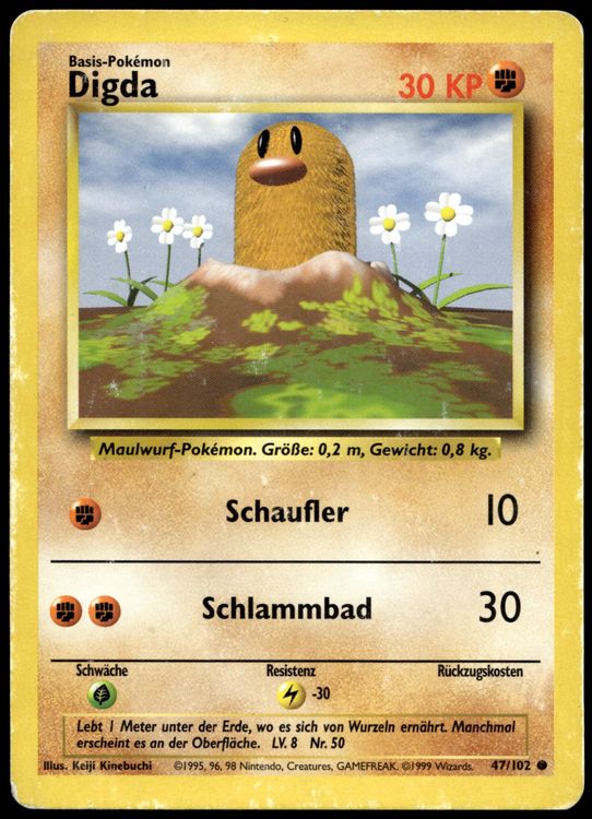 Digda 47/102 Pokémon Base Set ab 1.- | Kaufen auf Ricardo