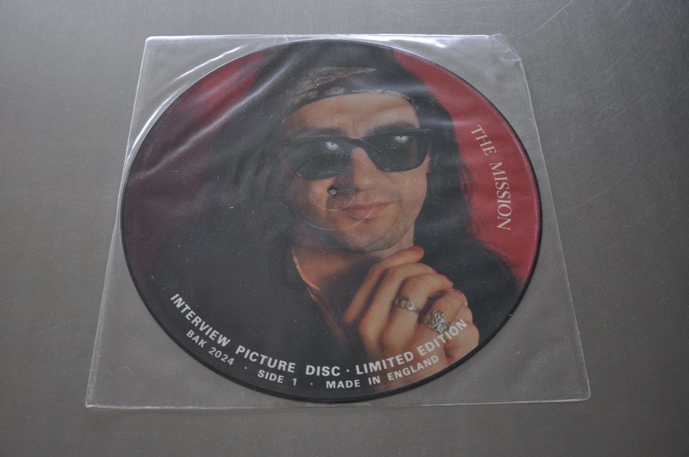 THE MISSION LP PICTURE DISC - INTERVIEW - EDITION LIMITEE !! (Gebraucht ...