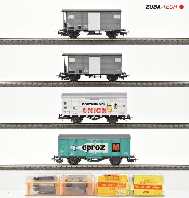 Liliput 4x Gedeckter Güterwagen der SBB H0 GS mit OVP (Gebraucht) in St. Gallen für CHF 22 – mit ...