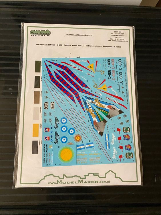 1/48 ARGENTINIAN FAREWELL MIRAGE DECALS | Kaufen auf Ricardo