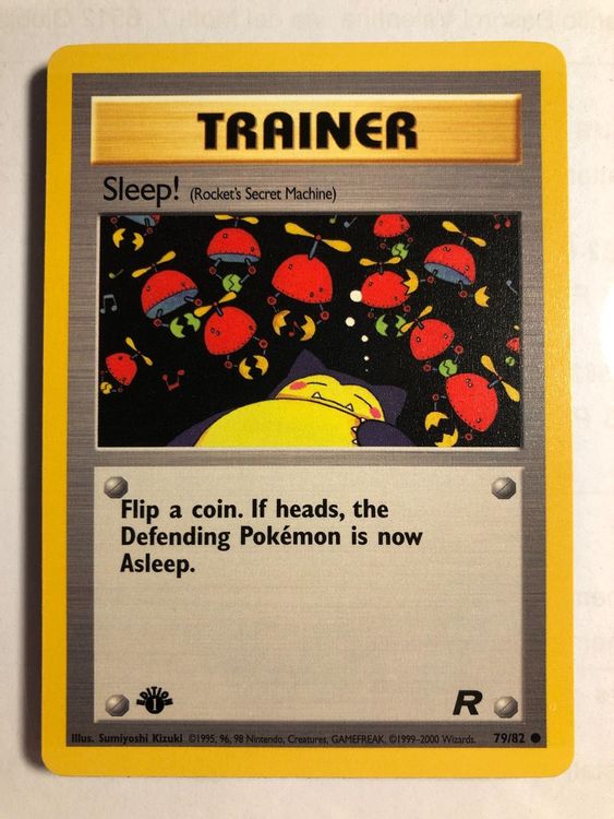 Sleep! 1st Team Rocket - MINT - ab 1.- (Gebraucht) in Giubiasco für CHF ...