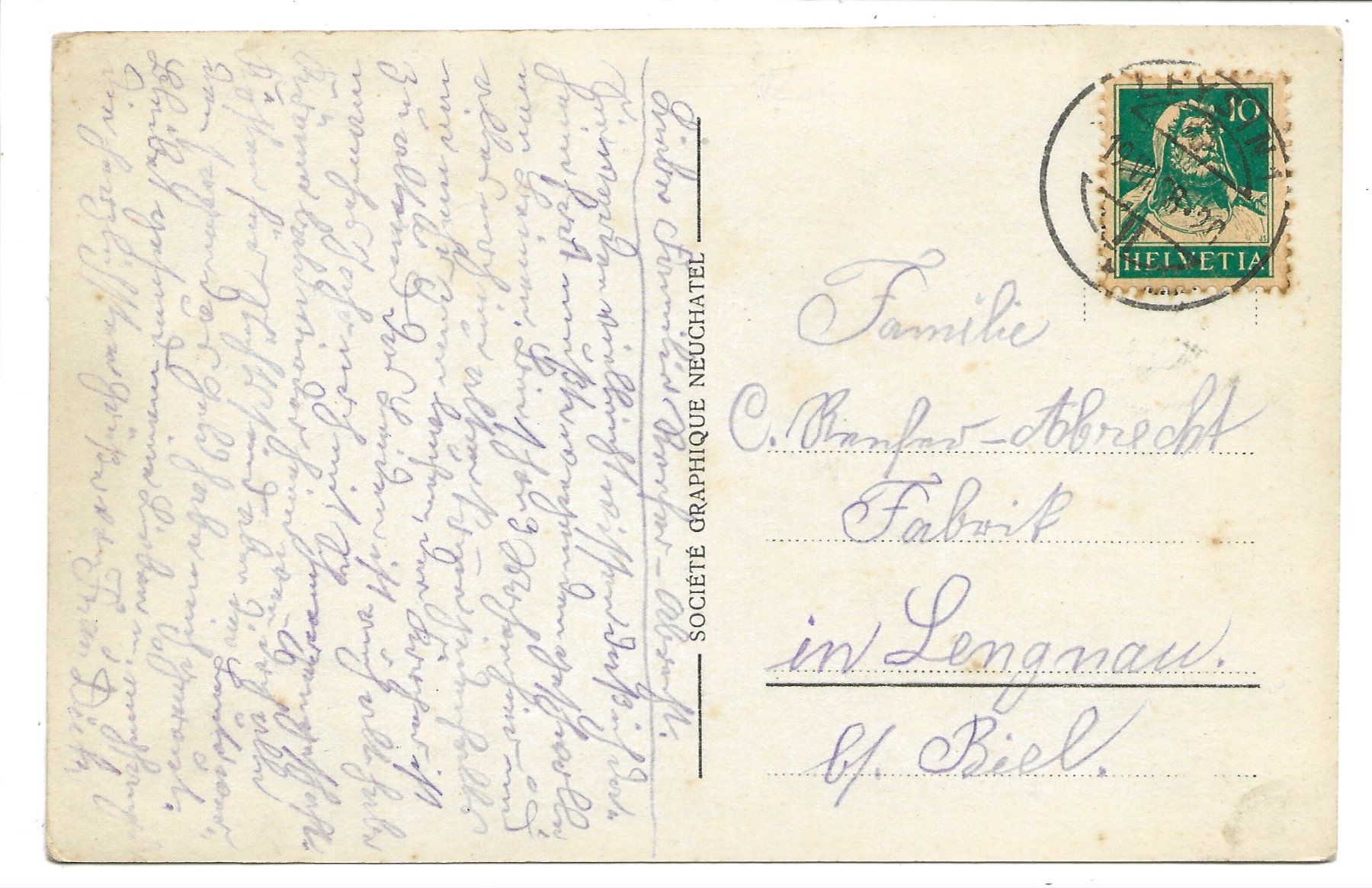 Leysin - Aigle (VD) Le Grand Viaduc Train - Zahnradbahn 1928 (Gebraucht ...