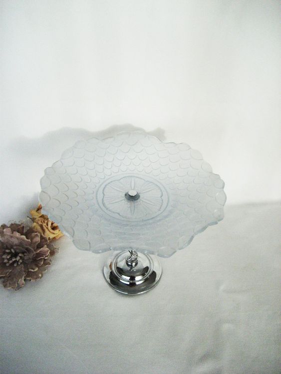 Art Deco Fuss Schale – Figur Glasschale England um 1930 (Gebraucht) in Rieden SG für CHF 86 ...