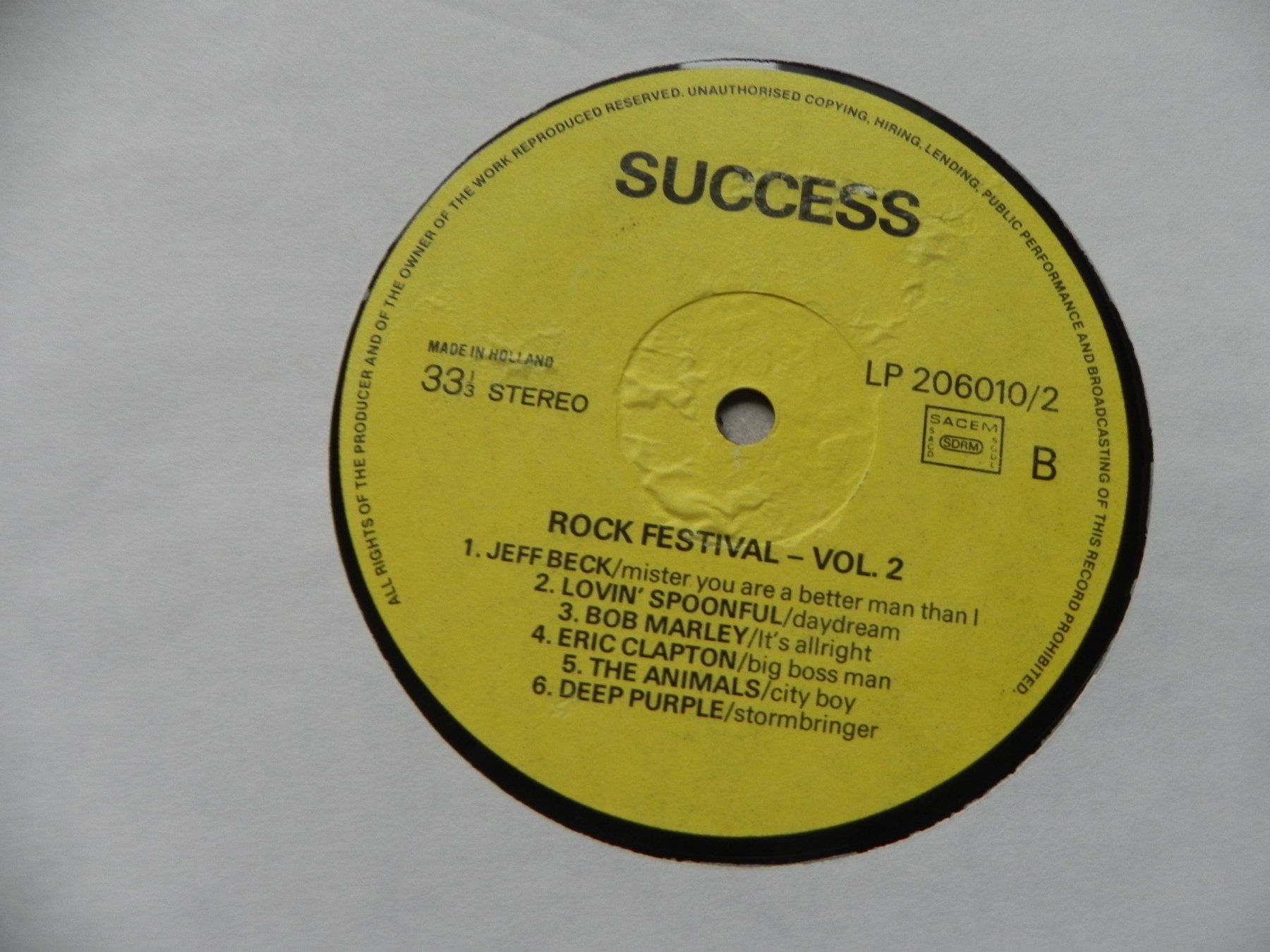 Doppel LP Rock 1985 Deep Purple The Who Bob Marley Jeff Beck (Gebraucht ...