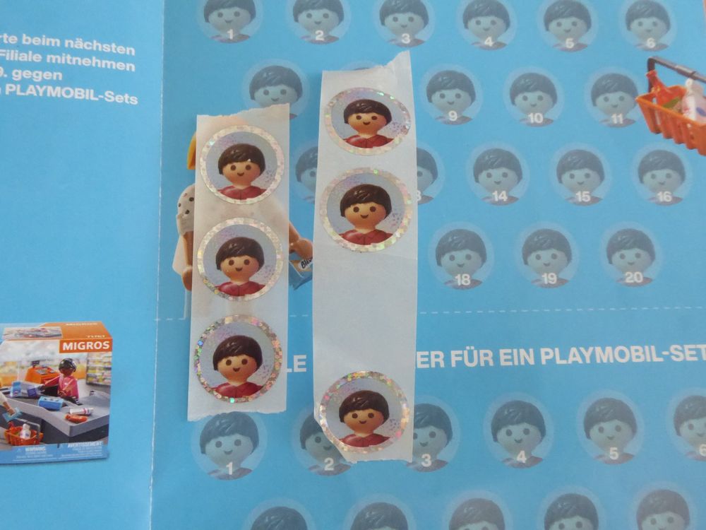 Playmobil Migros Mania 6 Sticker (Neu (gemäss Beschreibung)) in Herisau ...