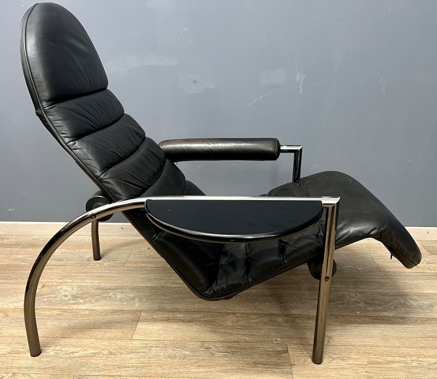 80er Designer Leder Liege Sessel Stuhl Noe Italy (Gebraucht) in ...