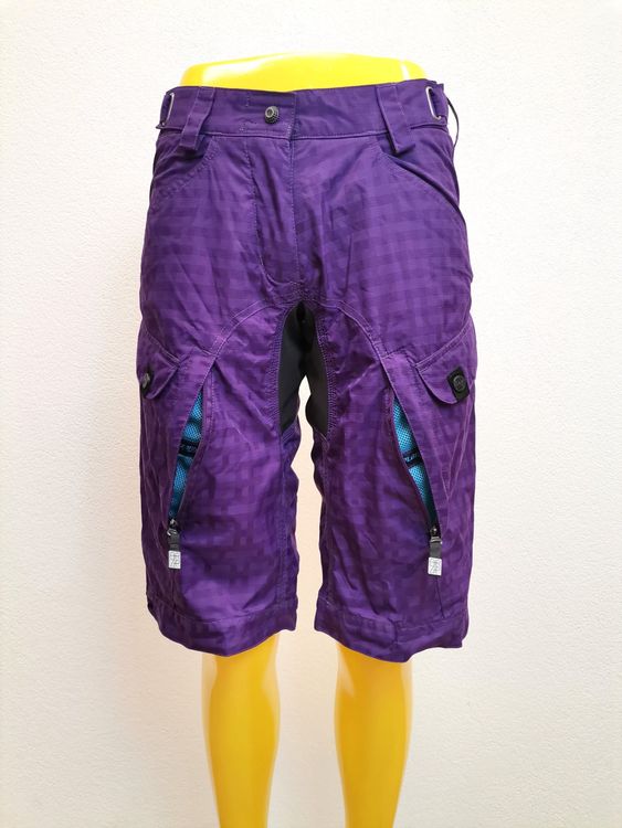 PLATZANGST Rabbit Mountain Bike Gravel Shorts Gr. XS violett (Gebraucht ...