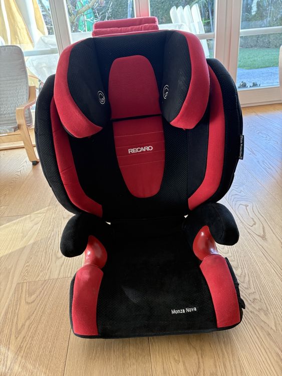 RECARO Monza Nova ISOFix Car Seat Red Black (Gebraucht) in Hedingen für ...
