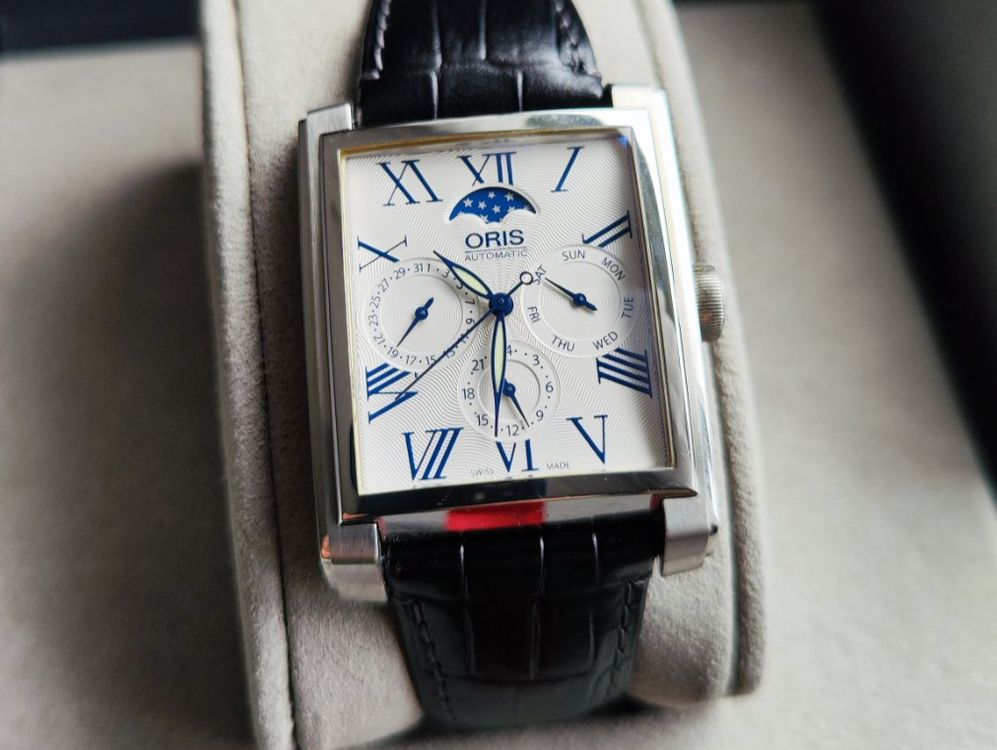 Oris Rectangular Complication mit Mondphase (Gebraucht) in für CHF 540 ...
