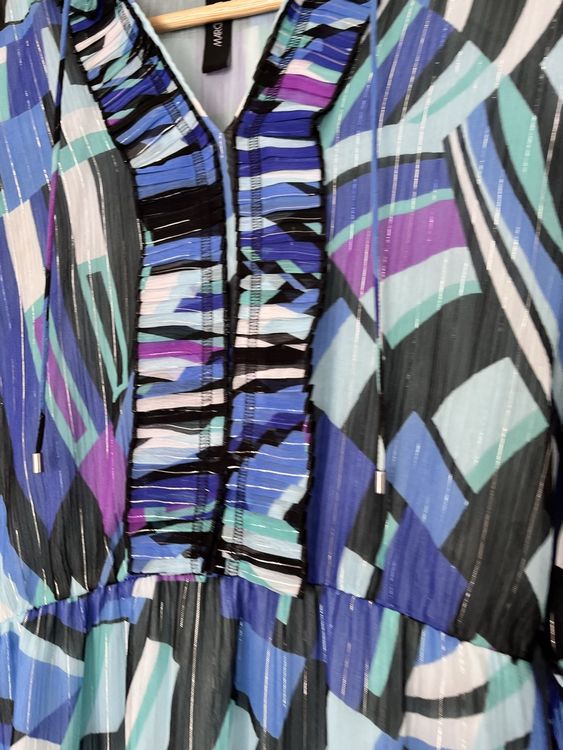 Marc Cain Dress, Size N1, Blue/Multi Colour (Gebraucht) in Lausanne für ...