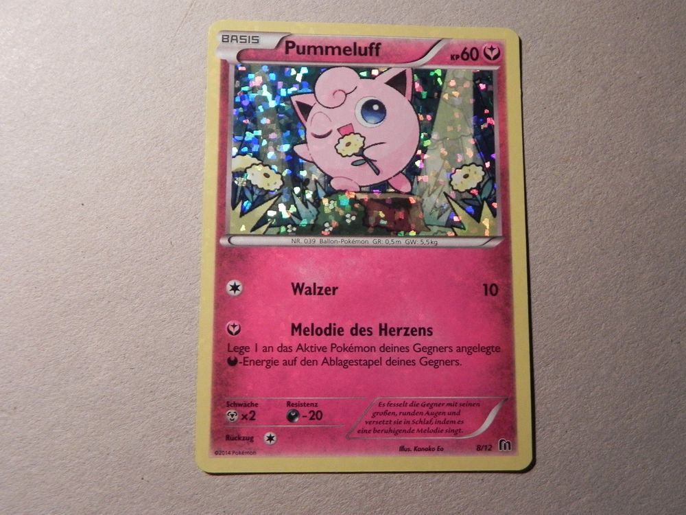 Holo 60 KP Pokémon Karte Pummeluff 2014 (Gebraucht) in Siebnen für CHF ...