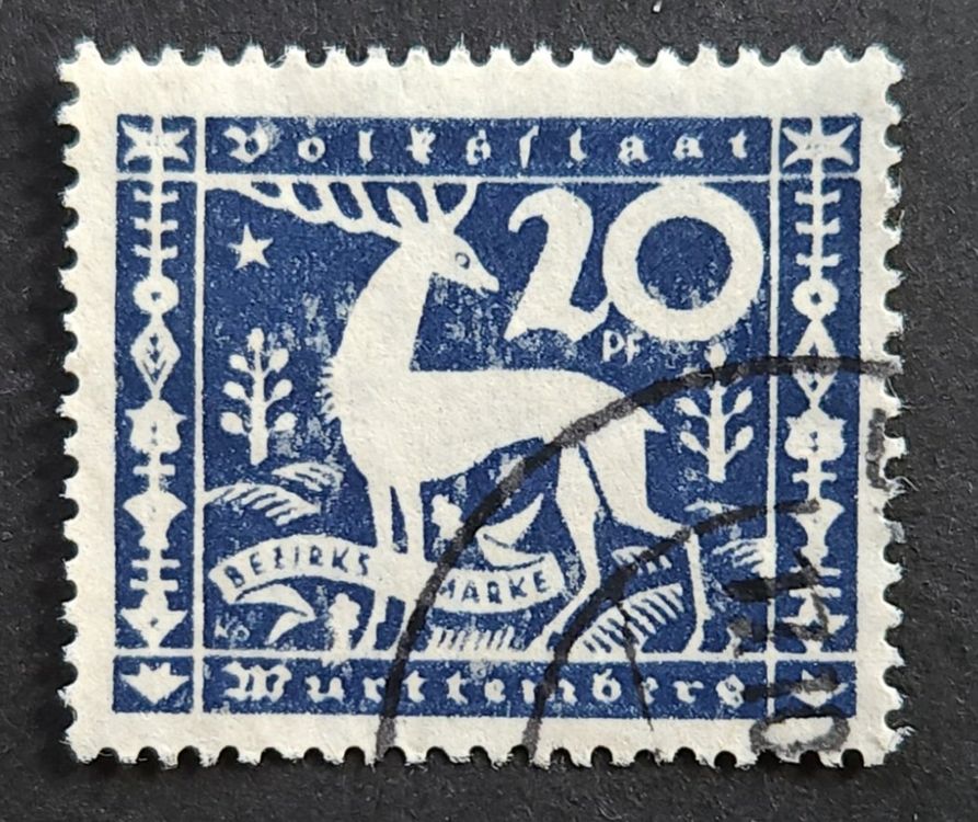 Altdeutschland Württemberg-Mi 146 (1920) (Gebraucht) in Hittnau für CHF 1 – mit Lieferung auf ...