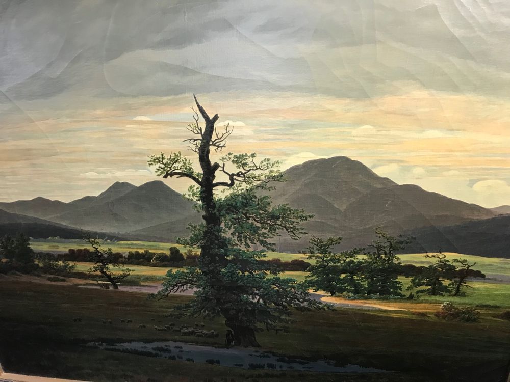 Caspar David Friedrich der einsame Baum | Kaufen auf Ricardo