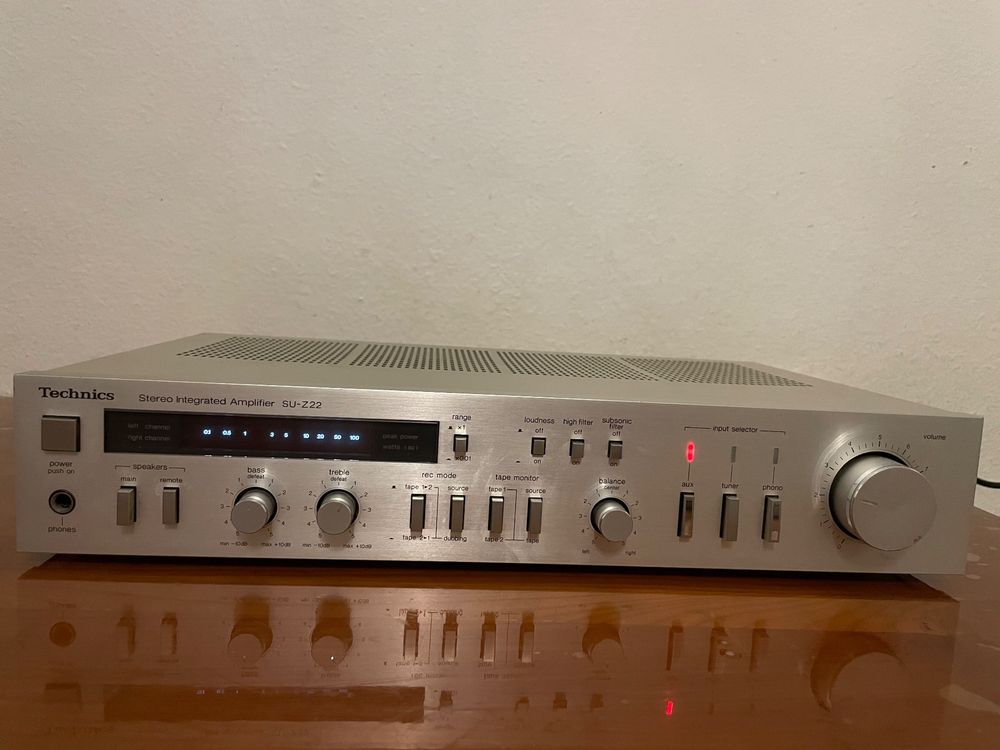 Technics SU - Z22 Vollverstärker Mit Phono Eingang (Gebraucht) in ...