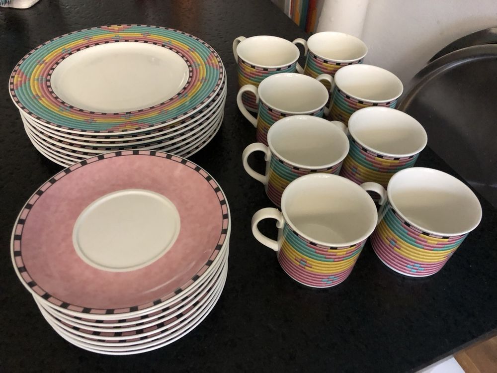 Gallo Ethno Villeroy Boch Geschirrset Teller Tassen Shabby (Gebraucht ...