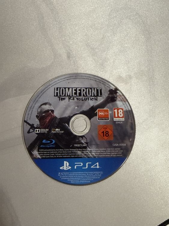 Homefront The Revulution PS 4 CD (Gebraucht) in Trimbach für CHF 5 ...