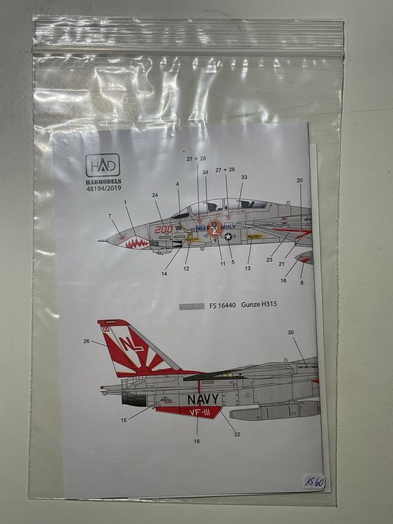 HADModels Decals für F-14A in 1/48 (Neu und originalverpackt) in Bern für CHF 15 – mit Lieferung ...